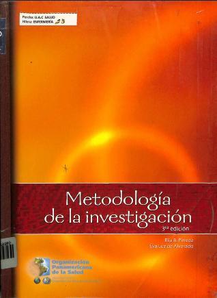 Metodología de la Investigación